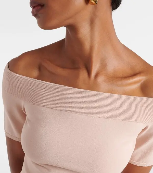 Alexander McQueen Off-shoulder Top