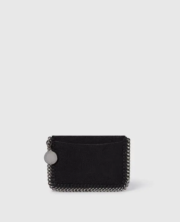 Stella McCartney Falabella Zipper Cardholder - Black