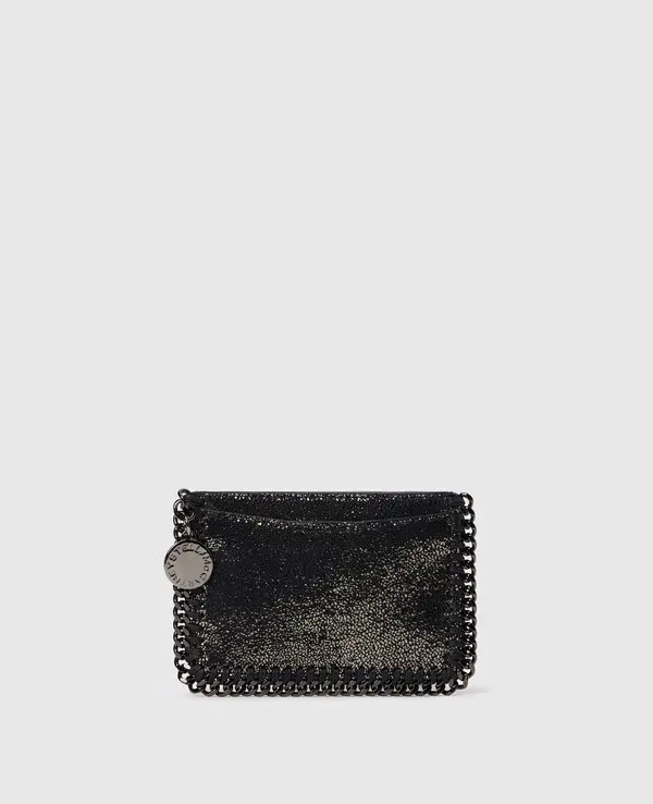 Stella McCartney Falabella Zipper Cardholder - Black