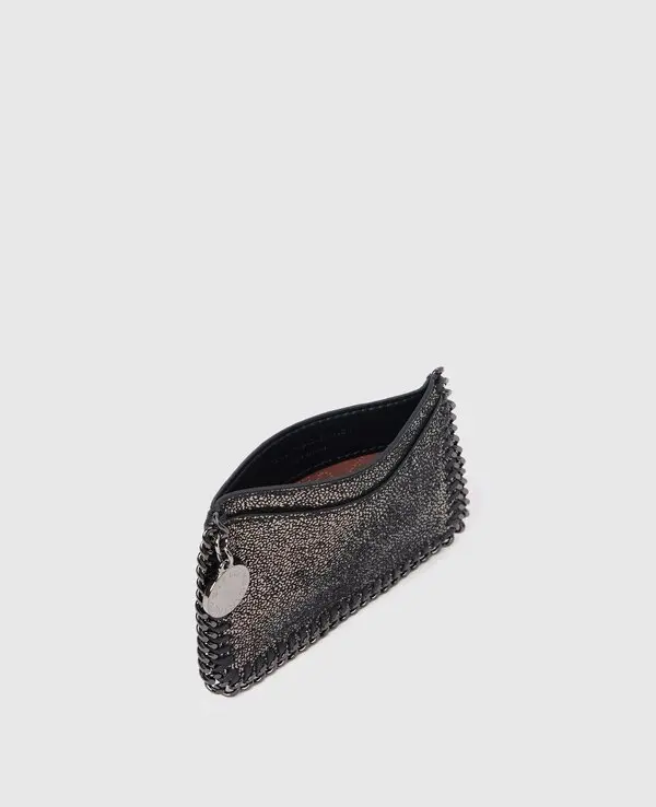 Stella McCartney Falabella Zipper Cardholder - Black