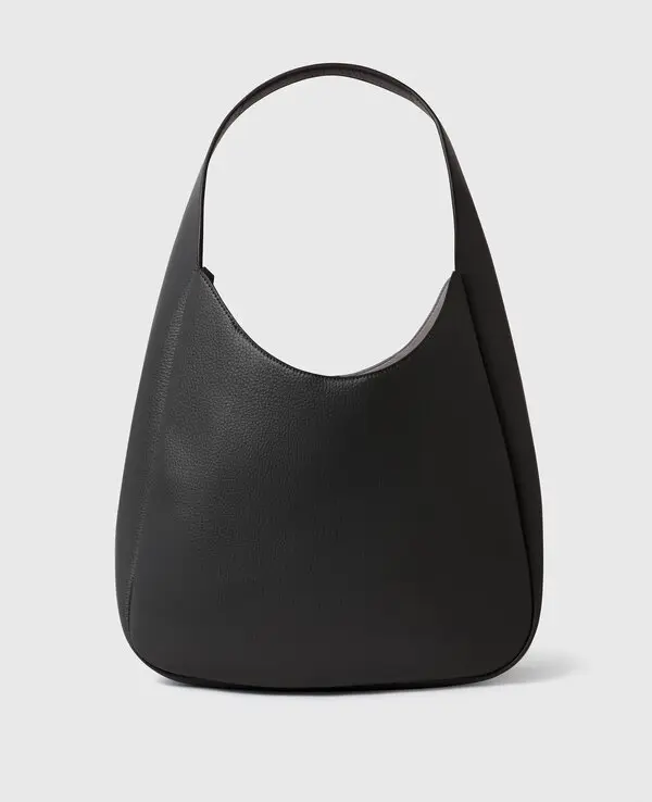 Stella McCartney Logo Slouchy Hobo Tote Bag - Black