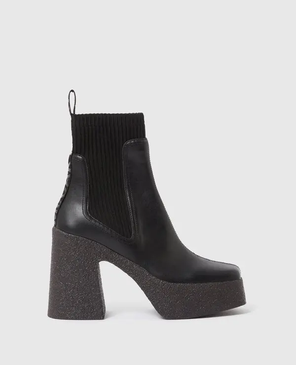 Stella McCartney Skyla Heeled Ankle Boots - Black
