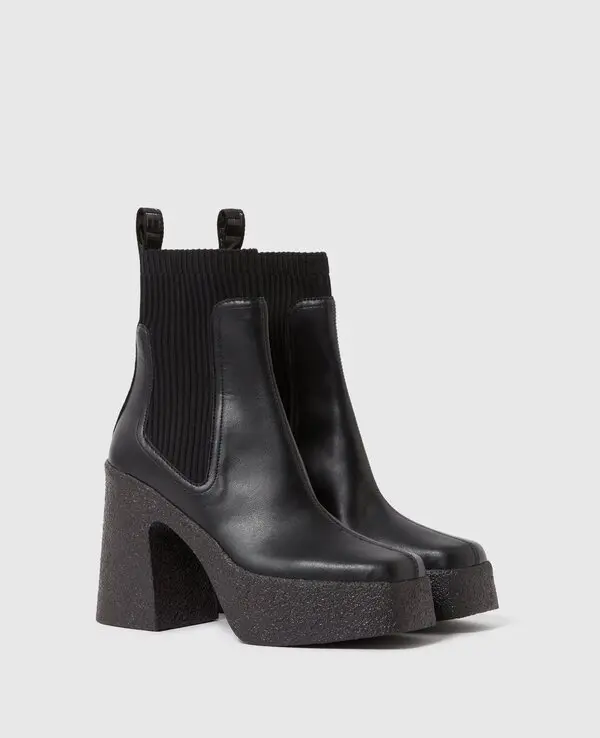 Stella McCartney Skyla Heeled Ankle Boots - Black