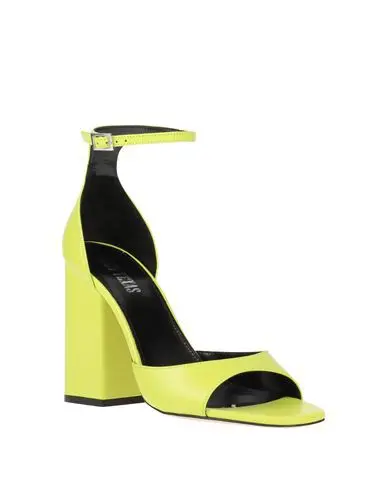 Paris Texas Leather Sandals - Green