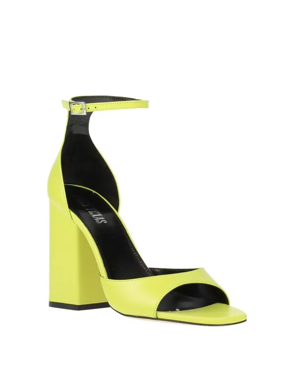 Paris Texas Leather Sandals - Green
