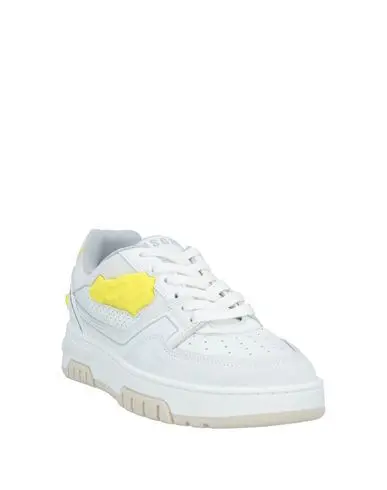 MSGM Leather Low-top Sneakers - White