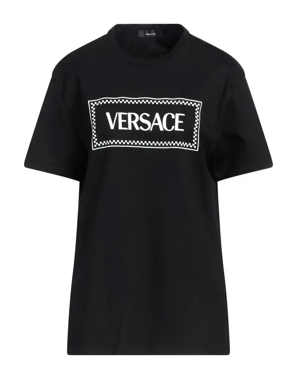 Versace T-shirt With Embroidered Logo