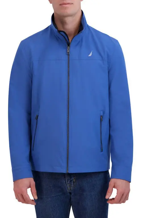 NAUTICA Lightweight Stretch Water-resistant Golf Jacket - Arctic Blue