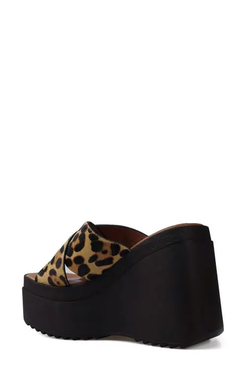 CANDIE'S Galina Platform Wedge Sandal - Leolt