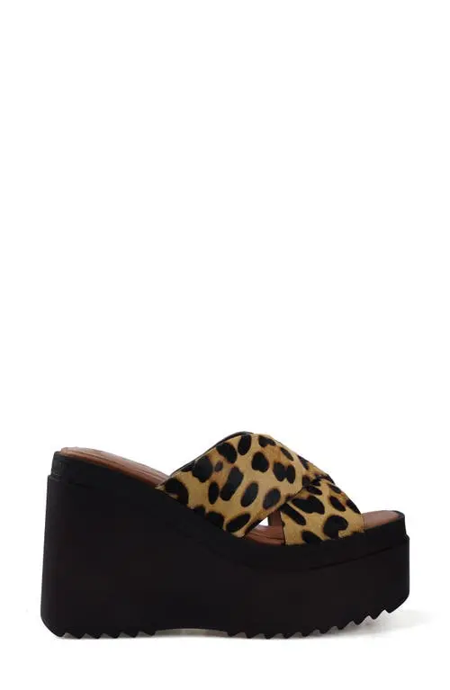 CANDIE'S Galina Platform Wedge Sandal - Leolt