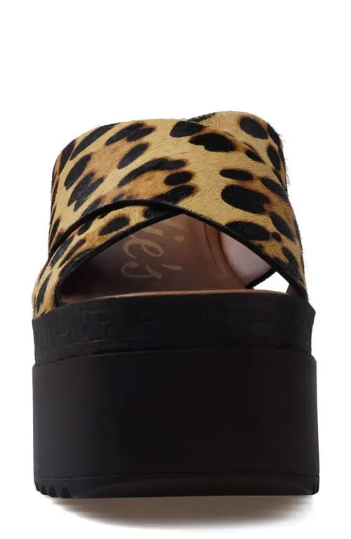 CANDIE'S Galina Platform Wedge Sandal - Leolt