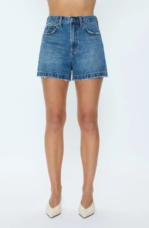 PISTOLA Saige High-waist Denim Shorts - Wishbone