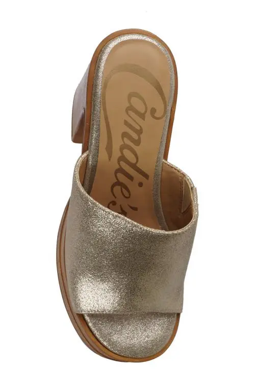 CANDIE'S Brizol Platform Sandals - Gold