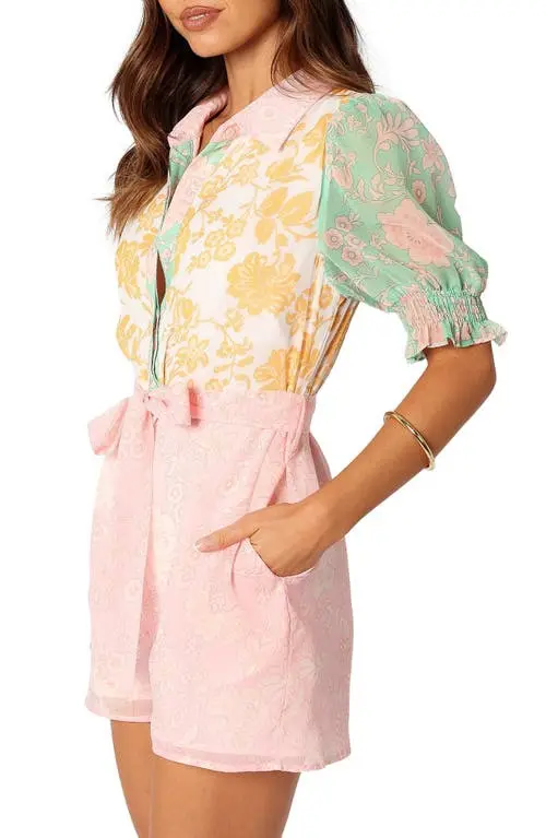 PETAL & PUP Floral Print Romper