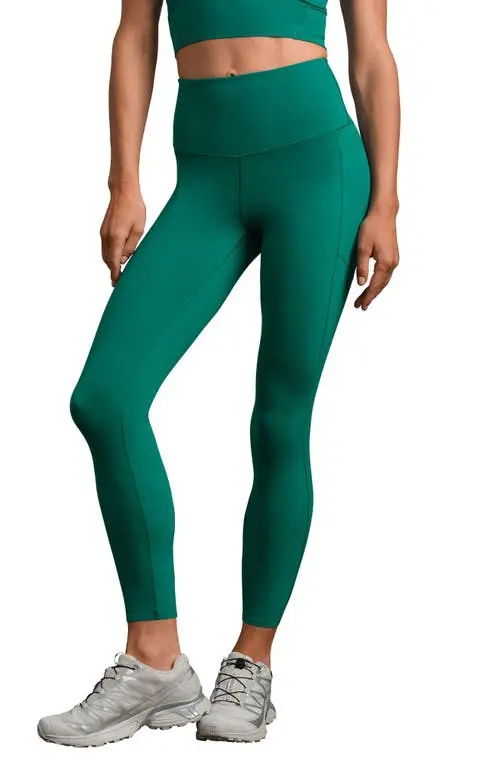 RHONE Revive Pockets 7/8 Leggings - Emerald Green