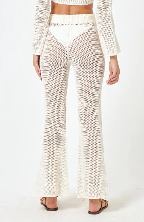 L*Space Los Cabos Open Stitch Cover-up Sweater Pants