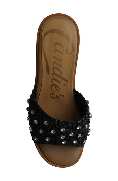 CANDIE'S Febe Platform Sandal - Black