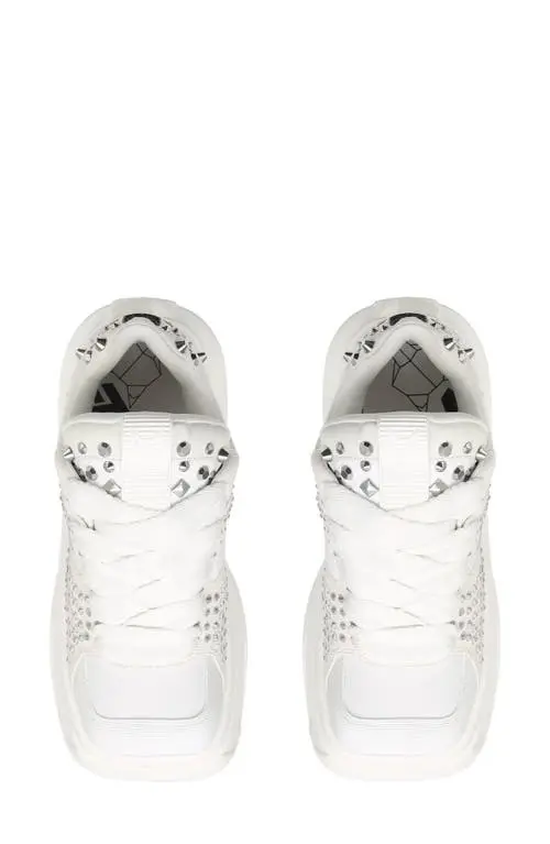 NAKED WOLFE Fantasy" Crystal Embellished Platform Sneakers