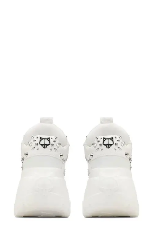 NAKED WOLFE Fantasy" Crystal Embellished Platform Sneakers