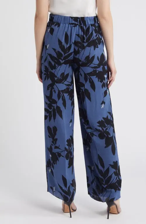 Anne Klein Floral Wide Leg Pants