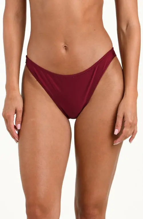 L'Agence Jean Bikini Bottom - Black Cherry