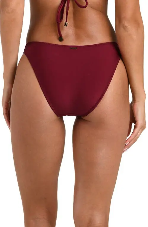 L'Agence Jean Bikini Bottom - Black Cherry