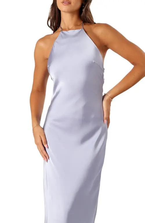 afrm olimpia halter mesh midi dress Gracia Pink Mesh Halter Midi Dress main image 0