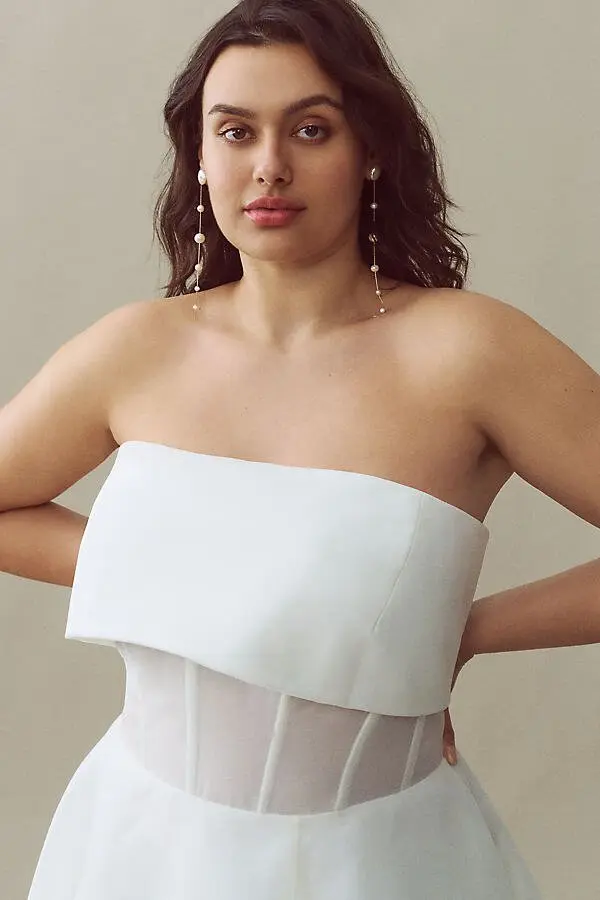 Watters Wtoo Strapless Lilibet Gown