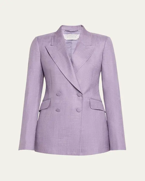 Gabriela Hearst Stephanie Wool-silk-linen Blazer
