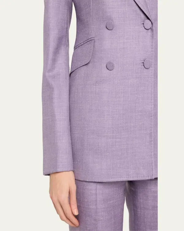 Gabriela Hearst Stephanie Wool-silk-linen Blazer