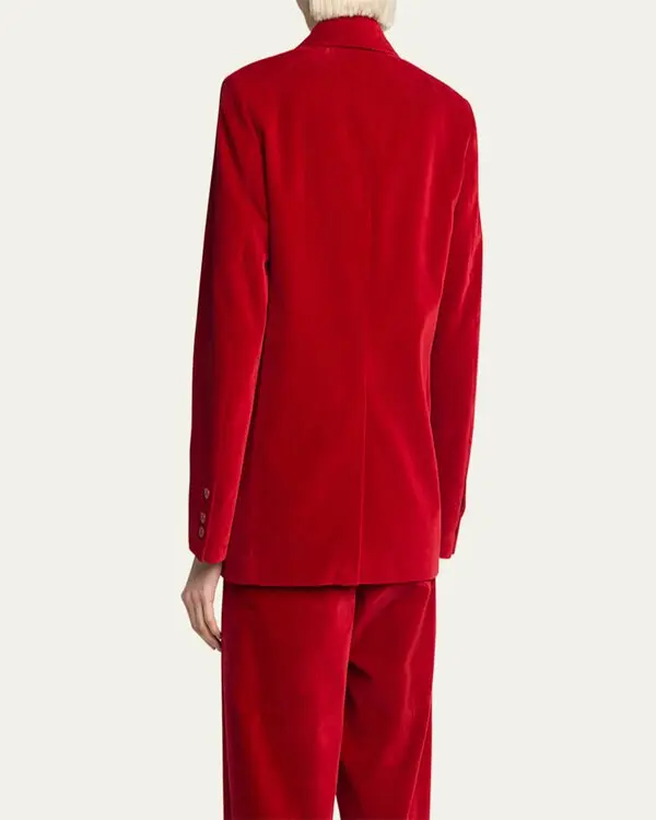 JW Anderson Velvet Single-breasted Jacket