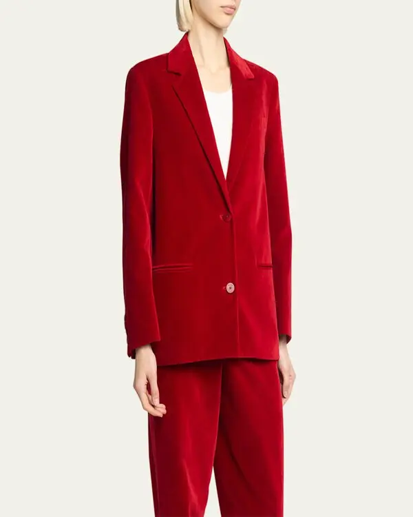 JW Anderson Velvet Single-breasted Jacket