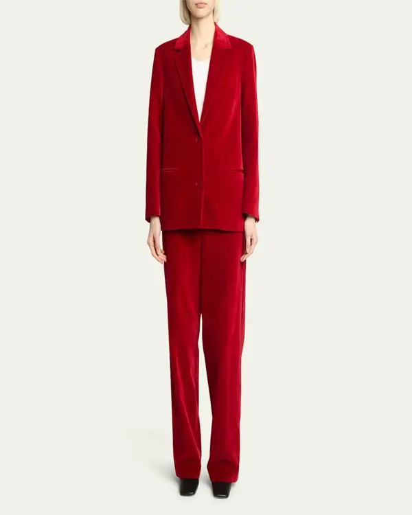 JW Anderson Velvet Single-breasted Jacket