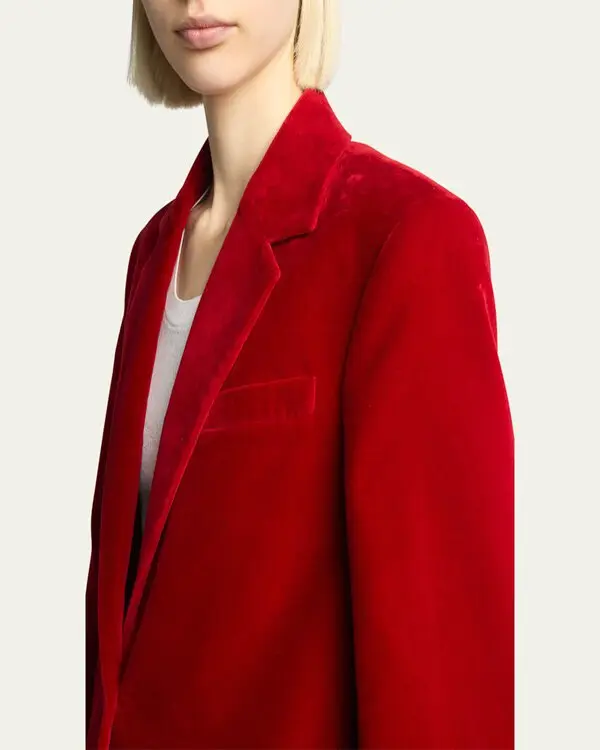 JW Anderson Velvet Single-breasted Jacket