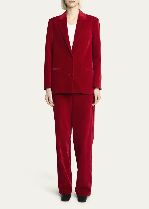 JW Anderson Velvet Single-breasted Jacket