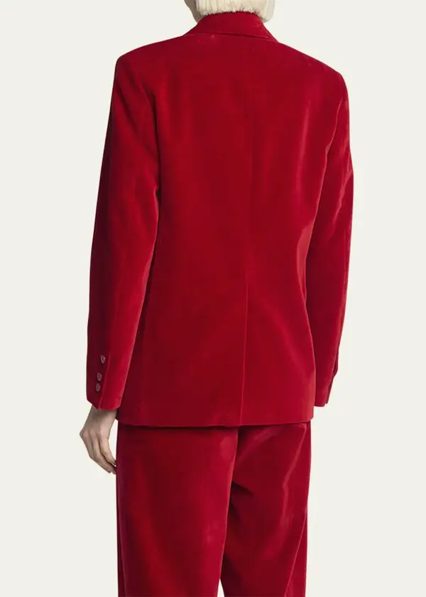 JW Anderson Velvet Single-breasted Jacket