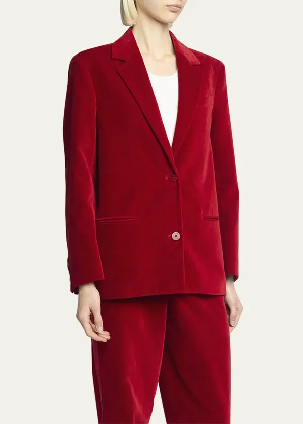 JW Anderson Velvet Single-breasted Jacket