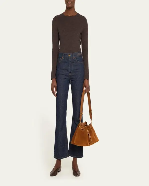 JIMMY CHOO The Cinch Shoulder Bag - Tan/light Gold