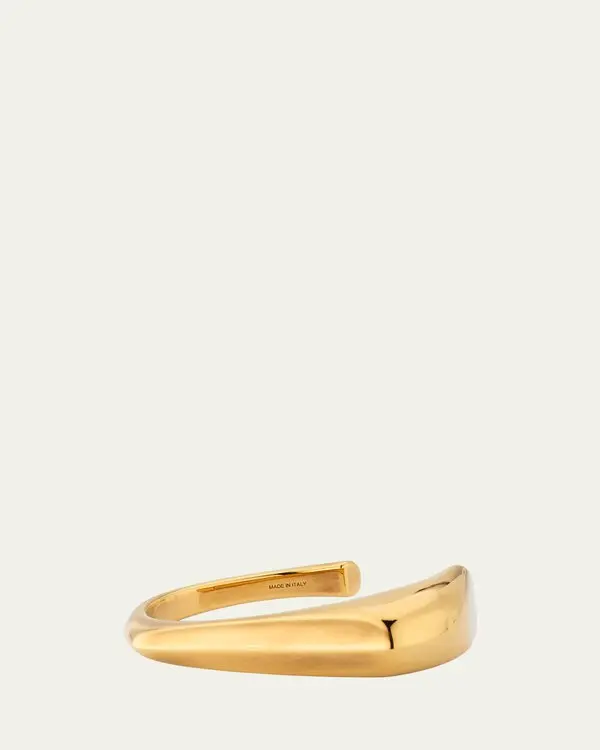 Alexander McQueen Plated Cuff Bracelet - Gold