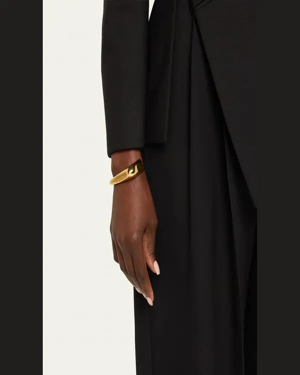 Alexander McQueen Plated Cuff Bracelet