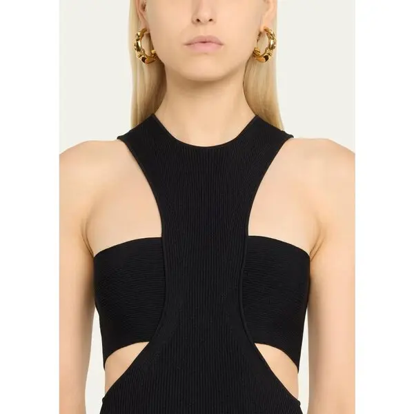 Alexander McQueen Snake Hoop Earrings