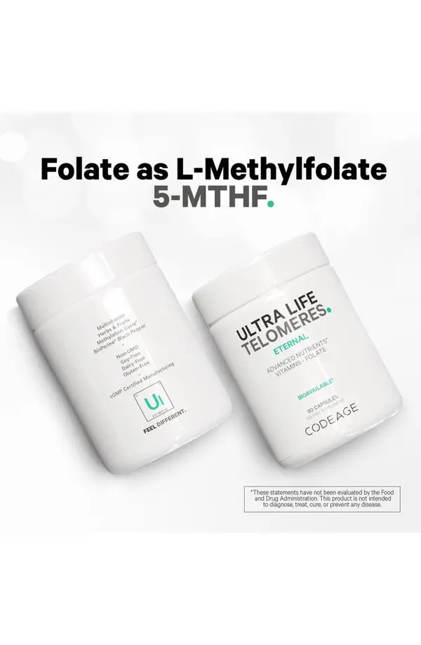 CODEAGE Ultra Life Telomeres Folate 5-mthf