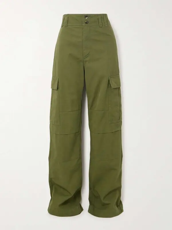 Saint Laurent Cotton-twill Cargo Pants