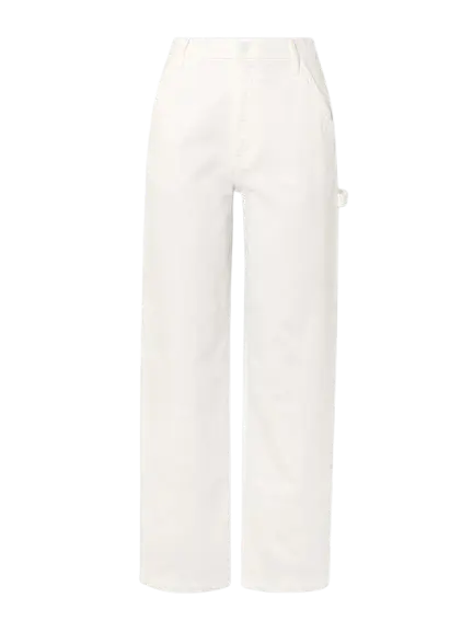 MOTHER The Stud Finder Sneak High-rise Straight-leg Jeans