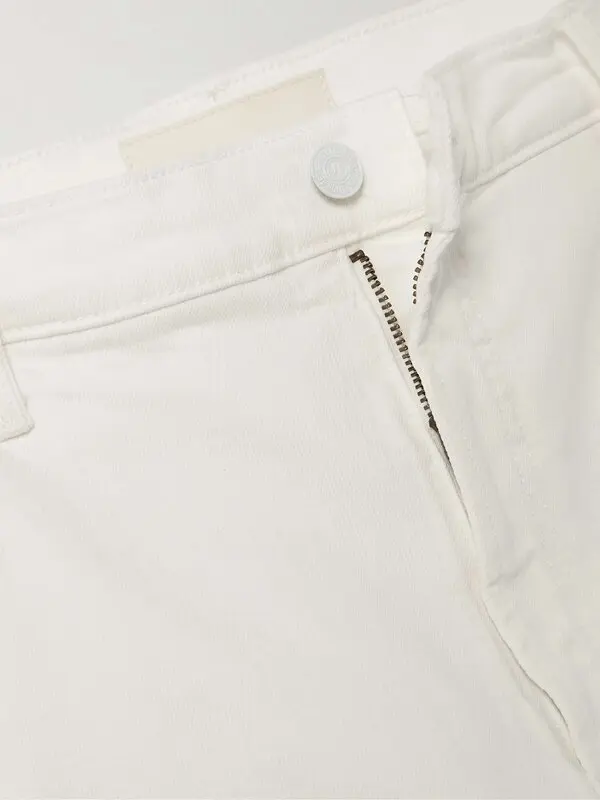 MOTHER The Stud Finder Sneak High-rise Straight-leg Jeans