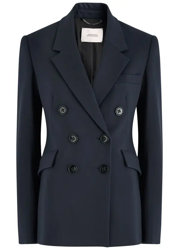 Dorothee Schumacher Stretch-jersey Blazer - Navy
