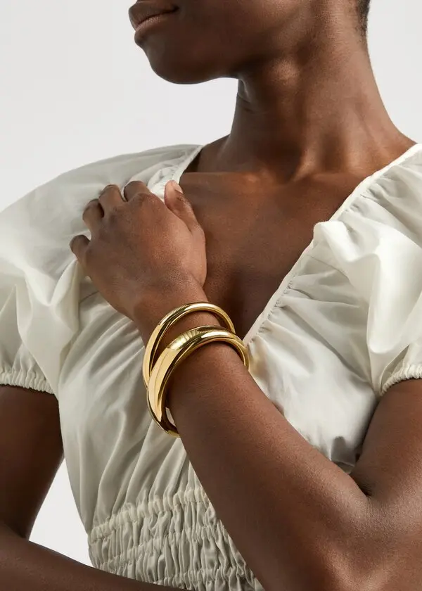 Lié Studio The Amanda 18kt -plated Cuff - Gold