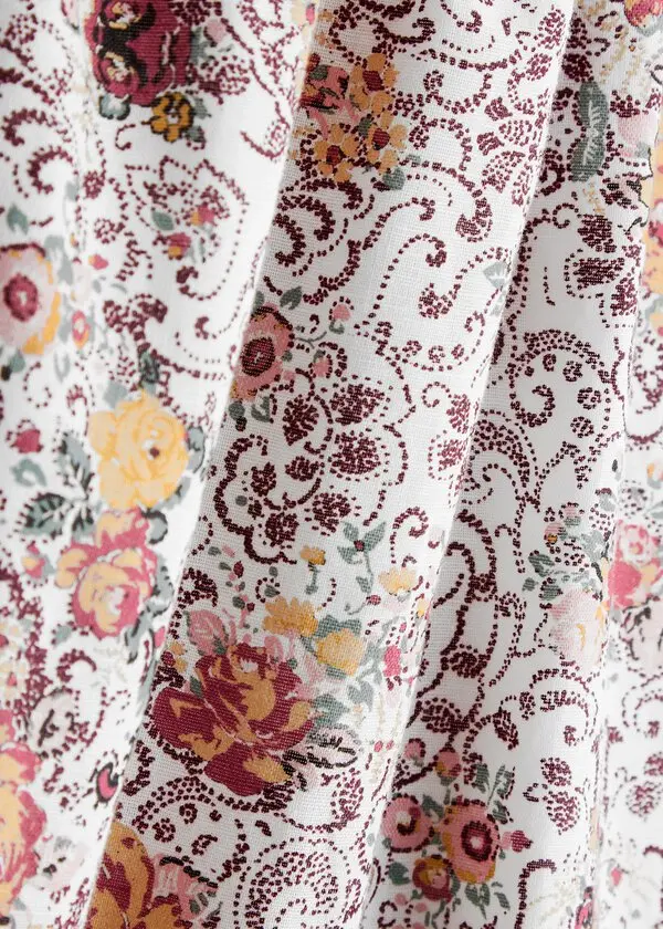 Paige Fiori Floral-Print Linen-Blend Midi Dress - Multicoloured |  Editorialist