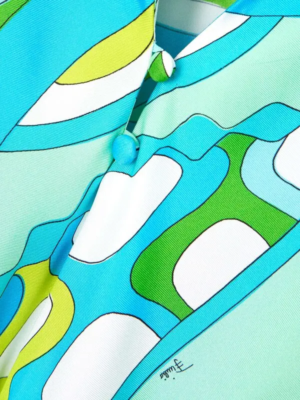 Emilio Pucci Printed Silk-twill Kaftan
