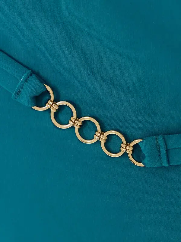 LIDO Sessantacinque Chain-embellished Halterneck Bikini